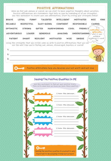 Self-Esteem and Confidence Journal - Mummy and Child